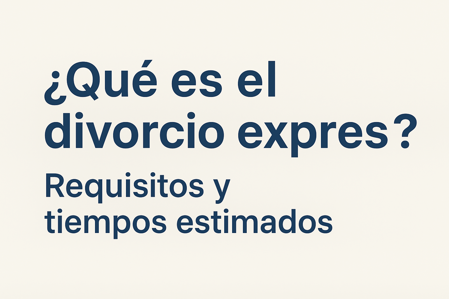 ¿Qué es el divorcio express? Requisitos - Estudio Duben